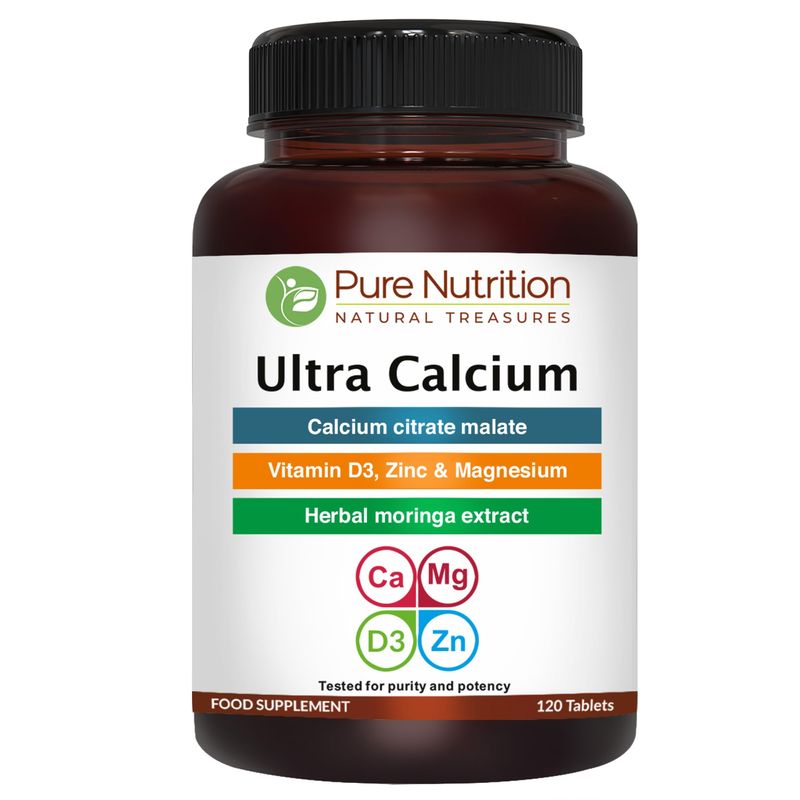Pure Nutrition Ultra Calcium Citrate Malate | 1000mg Highly absorbable ...