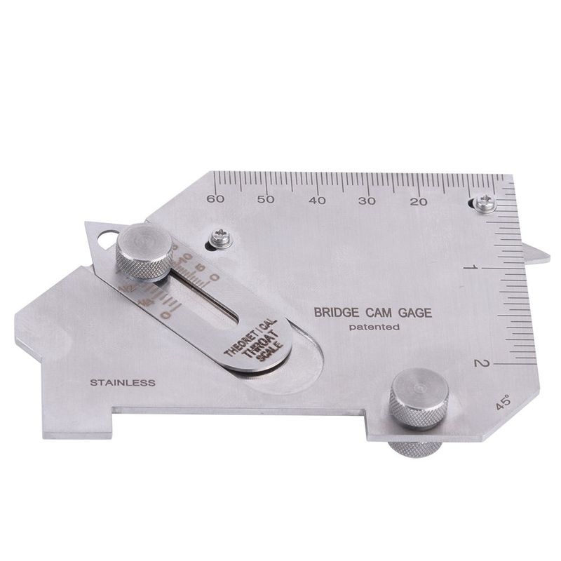 Welding Inspection Gauge, Akozon Welding Measuring Tool MG-8B Inch&Metric Bridge Cam Welding ...
