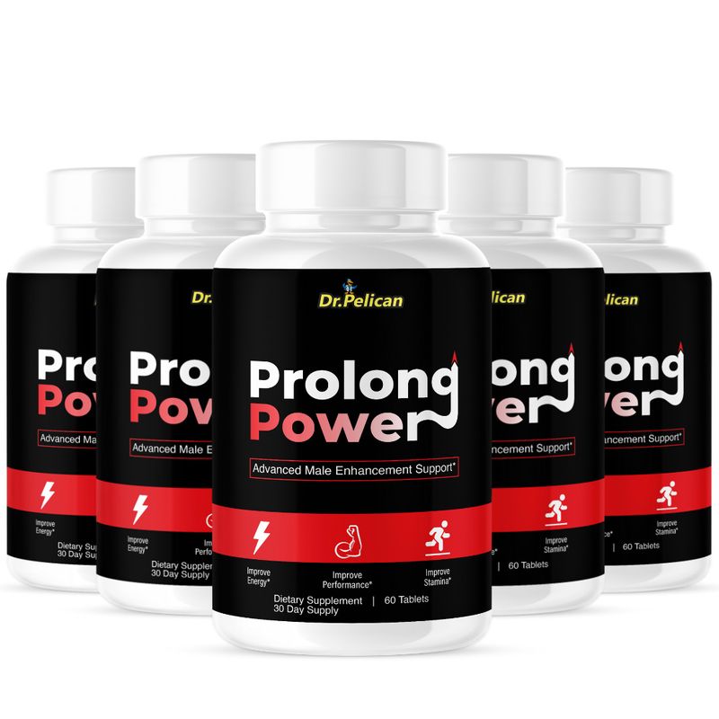 Prolong Power - Men's Health & Performance- 5 Bottles- 300 Tablets ...