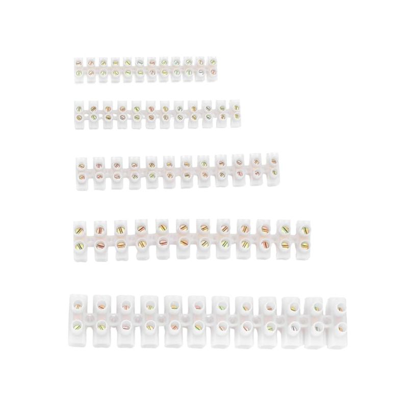 3A/5A/15A/30A/60A Electrical Connector Blocks 12 Way Clear Barrier ...