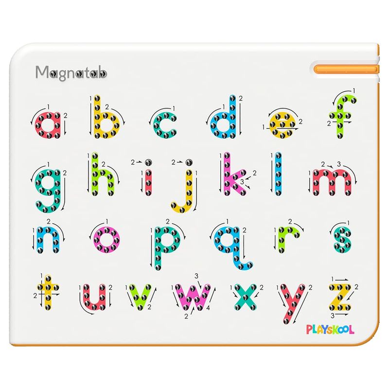 Playskool Magnatab — a to z Lowercase — Magnetic Board Toy Letter ...