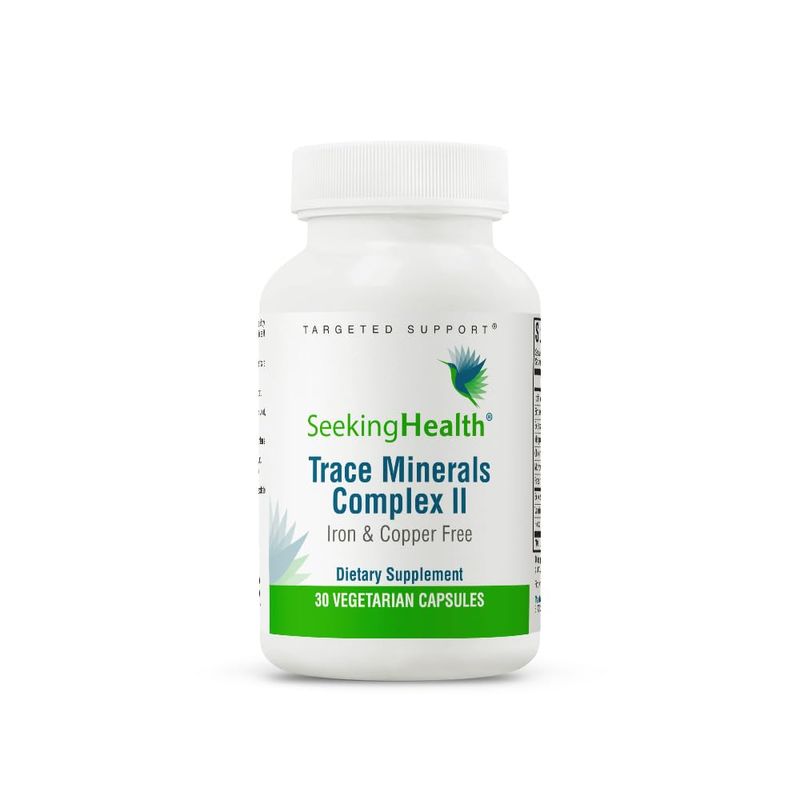 Seeking Health Trace Minerals Complex II - Immune Health & Brain Health ...