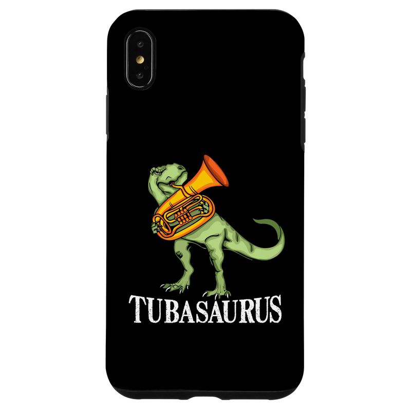 iPhone XS Max Tuba Music Kids Dinosaur Tsubasaur Tuba Player Smartphone ...