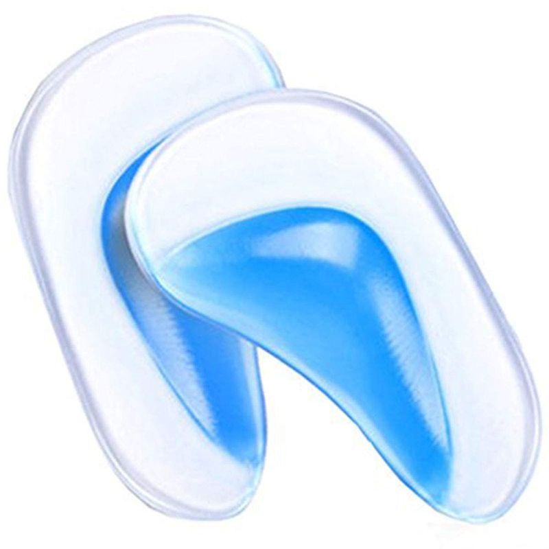 PEDIMEND Durable Silicone Gel Arch Support Foot Insoles - Medicated ...