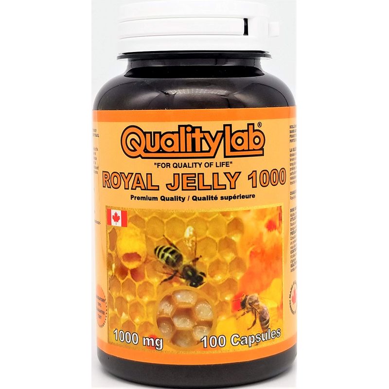 QUALITYLAB Royal Jelly 1000 mg 100 softgel Capsules (Made in Canada) - Online Marketplace ...