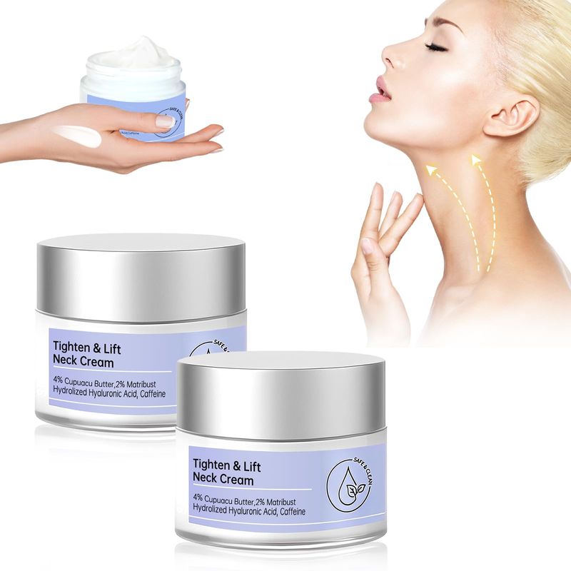 2 Pack Neck Cream,Neck Firming Cream, Neck Cream Advanced Formula for ...
