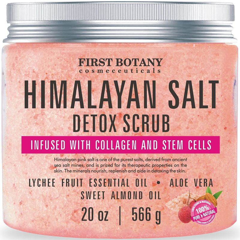 First Botany Himalayan Salt Body Scrub with Collagen & Stem Cells ...