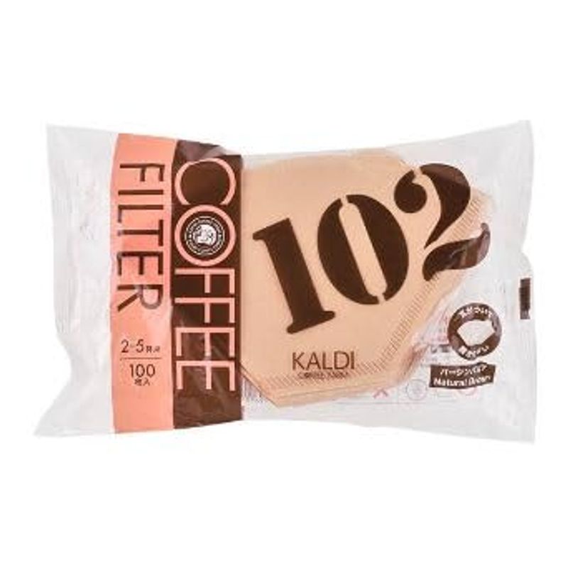KALDI Original Coffee Filters 102 with Ears, 100 Counts, 2-5 Cups - Online Marketplace - EveryMarket