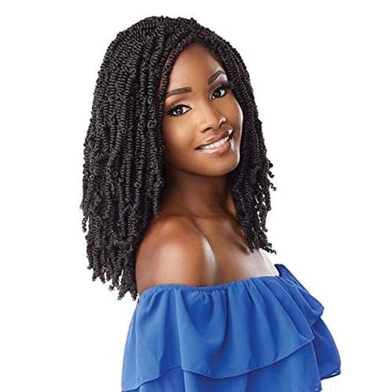 Sensationnel Synthetic Braid - 3X RUWA AFRO TWIST 16 INCH (Color:SM1B30 ...