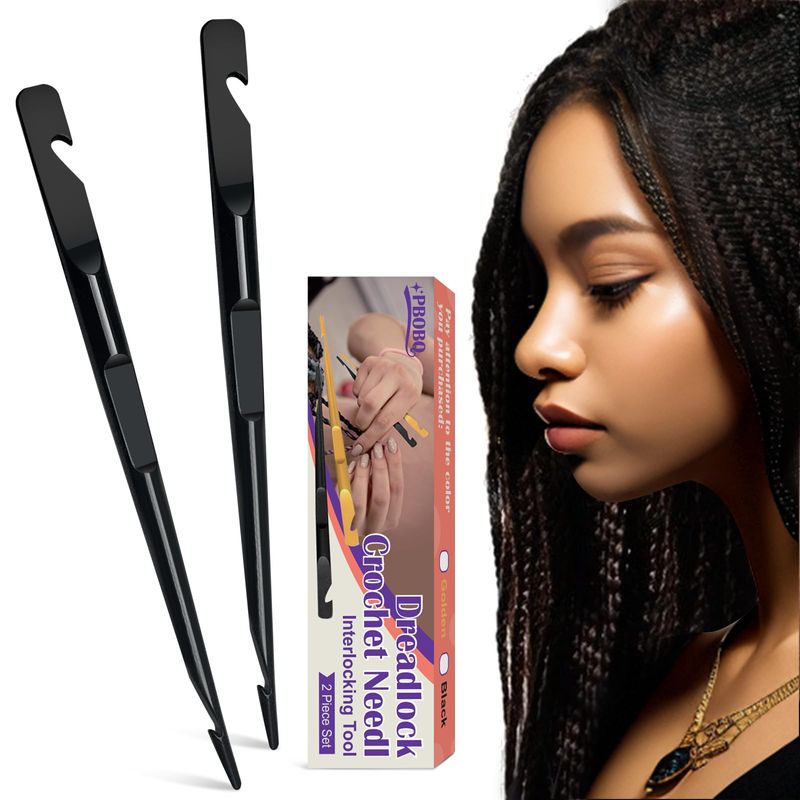 Dreadlock Retightening Tool, Interlocking Crochet Needle Set, Dual ...