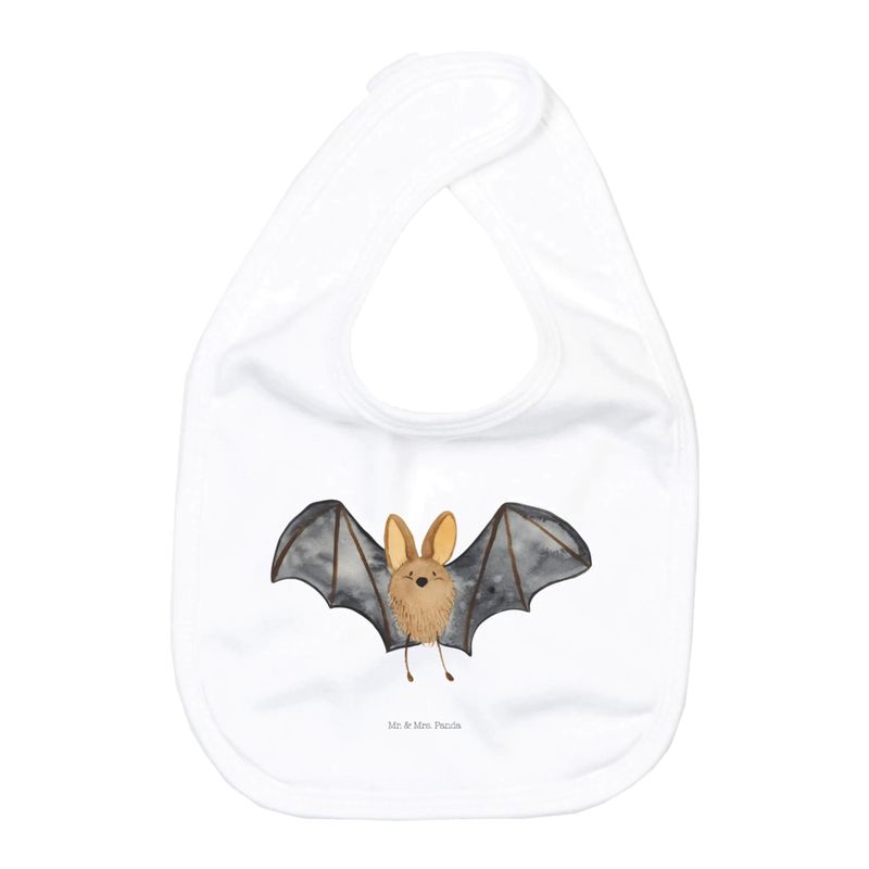 Mr. & Mrs. Panda Organic Baby Bib Bat Wings, White - Online Marketplace ...