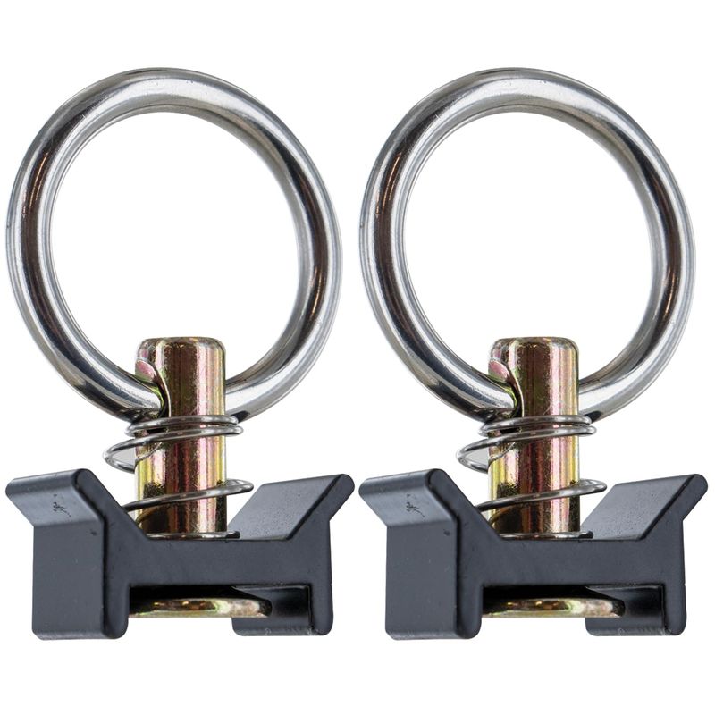 US Cargo Control Single Stud Fitting for L Track (2 Pack) 4,000 Pounds ...