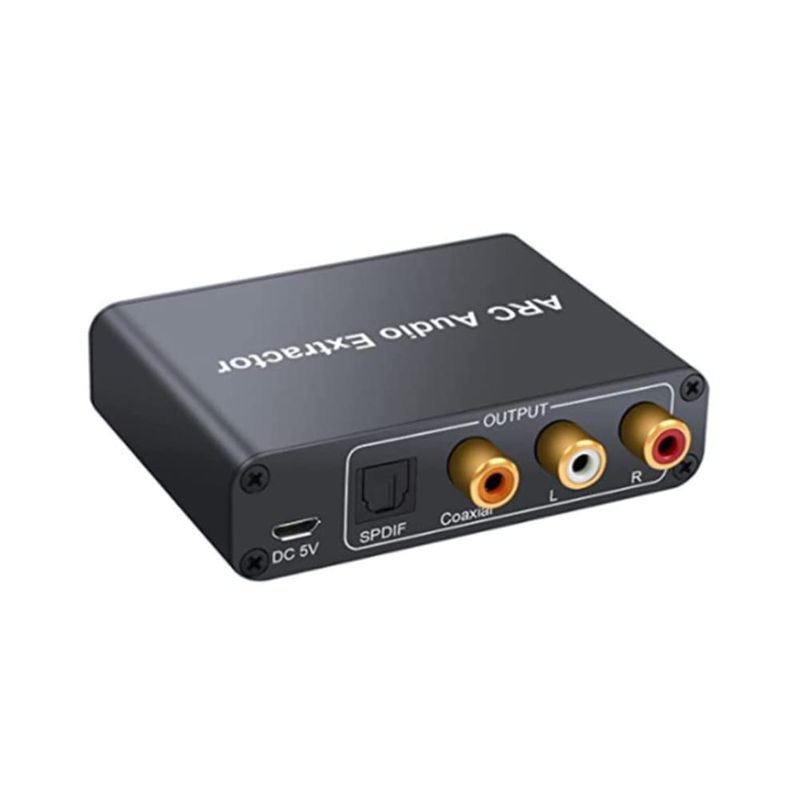 Micro USB HDMIARC Audio Extractor Digital DAC-RCA Coaxial SPDIF 3.5MM ...