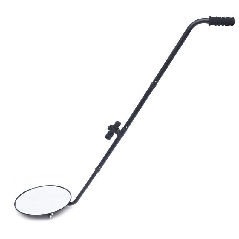 12 inch Car Under Vehicle Inspection Mirror with Wheel, Security Mirror ...