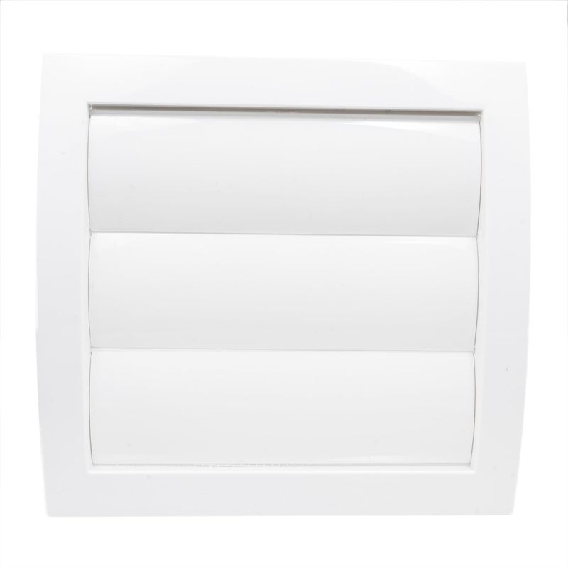 SYSTERM Ventilation Grille, 100 mm, White, Lockable Ventilation Grille ...