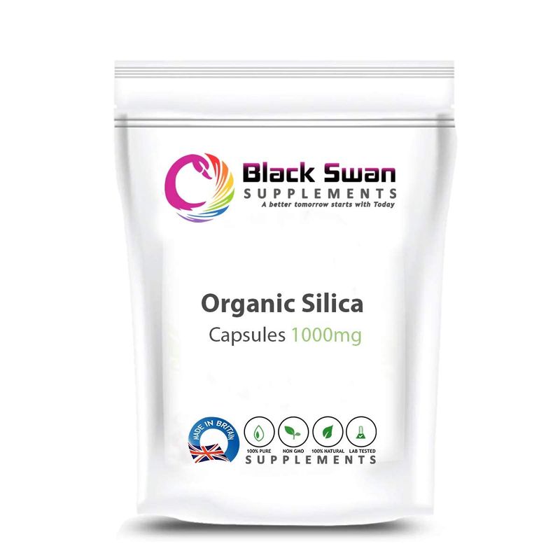Black Swan Silica Supplement—Healthy Hair and Skin—Anti-Inflammatory ...