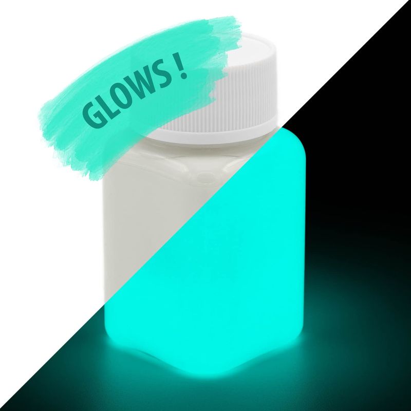 Lumentics Glow in the Dark Paint 100ml BlueGreen - Professional Glow ...