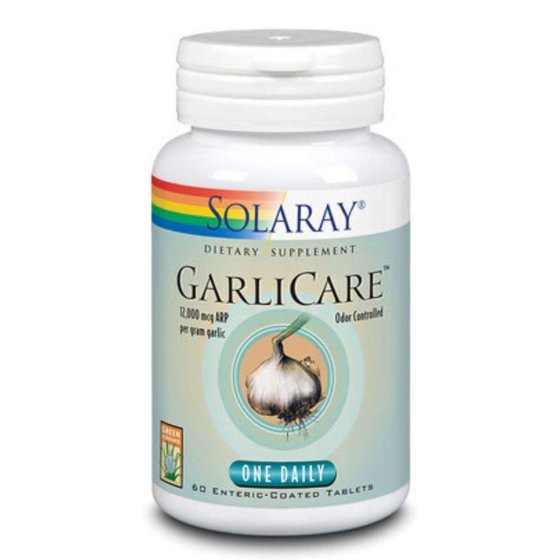 SOLARAY GarliCare, Tablet (Btl-Plastic) 12000mcg | 60ct - Online ...