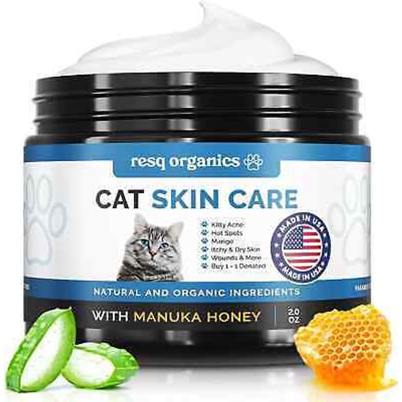 Cat Paw Balm Cat Cream 2 Oz: Hot Spot Treatment for Cats Dermatitis ...