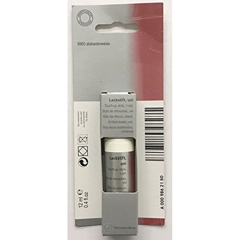 Mercedes-Benz Genuine Touch Up Paint Pen Color Code (960 - Alabaster ...