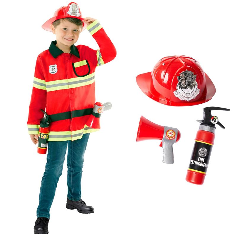 Morph, Kids Fireman Costume, Firefighter Costume Kids, Fireman Costume ...