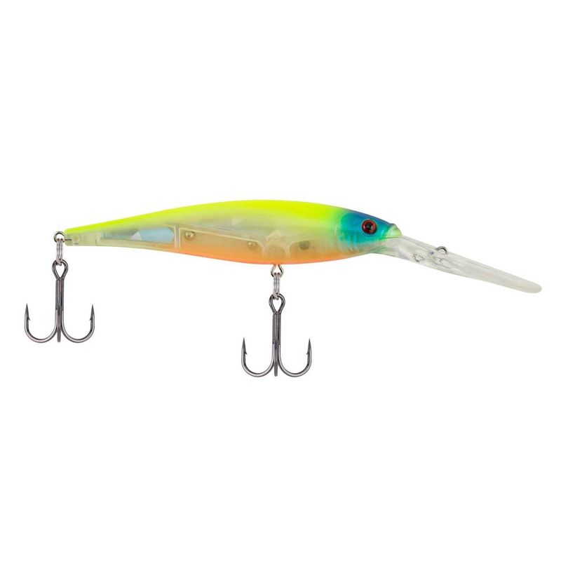 Berkley Flicker Minnow Fishing Lure, Flashy Perch, 1/3 oz, 3 1/2in ...