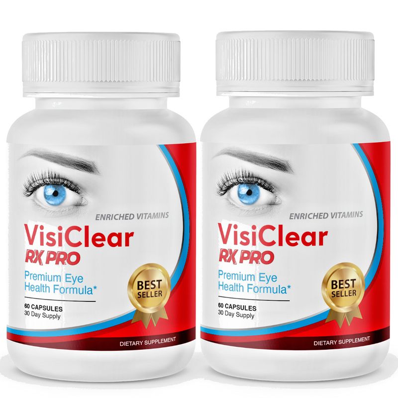 Visiclear RX PRO Eye Supplement Vision Vitamins Including Lutein ...