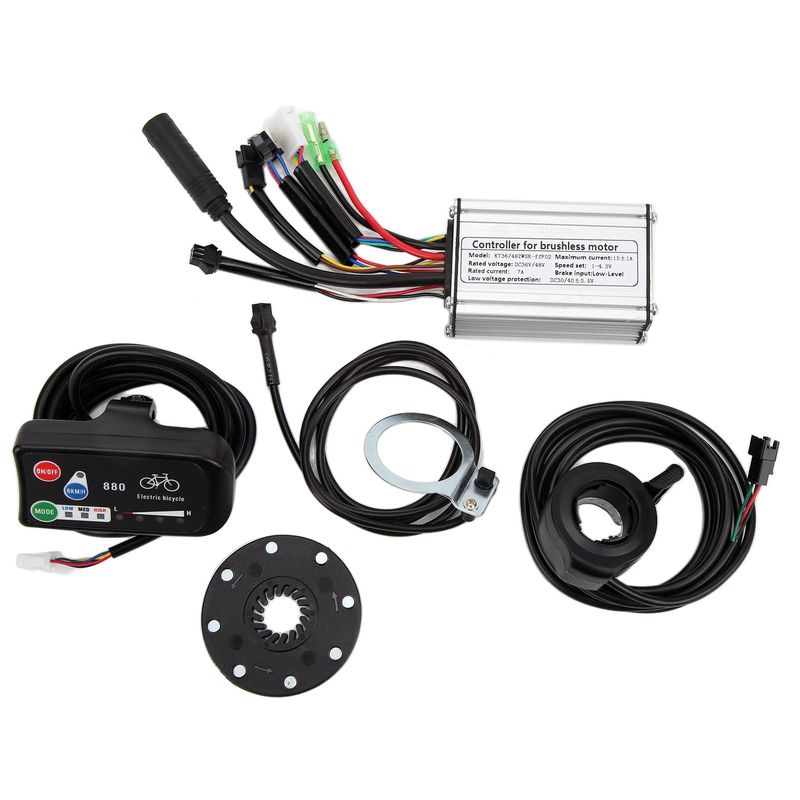 BuyWeek Electric Bicycle Brushless Motor Controller Kit, 36V 48V 15A ...