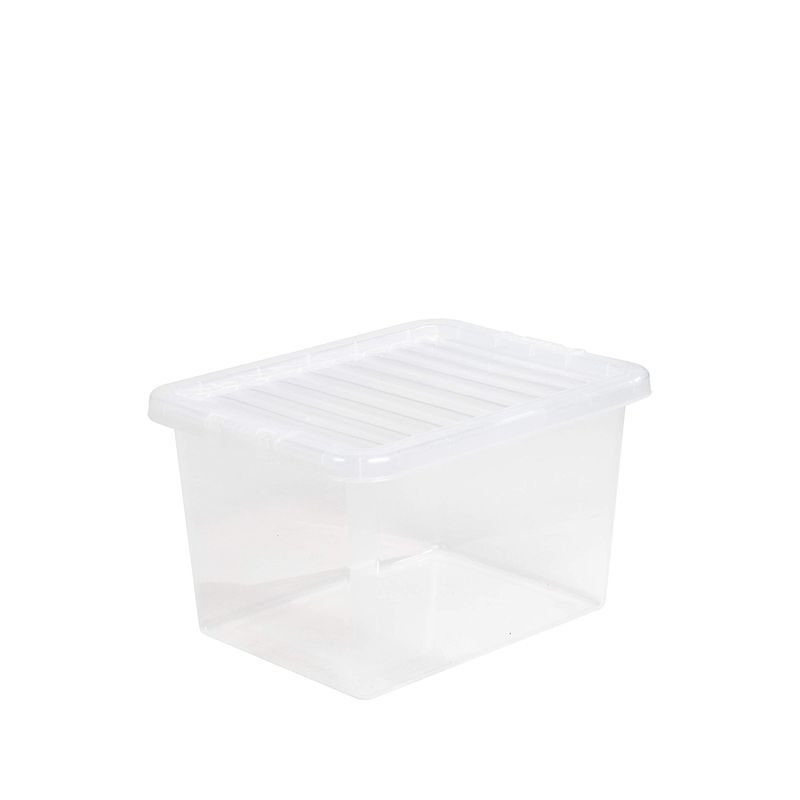 TENLITE Large 𝟐𝟓𝐋 𝐒𝐭𝐨𝐫𝐚𝐠𝐞 𝐁𝐨𝐱 with Lid Strong Plastic Stackable ...
