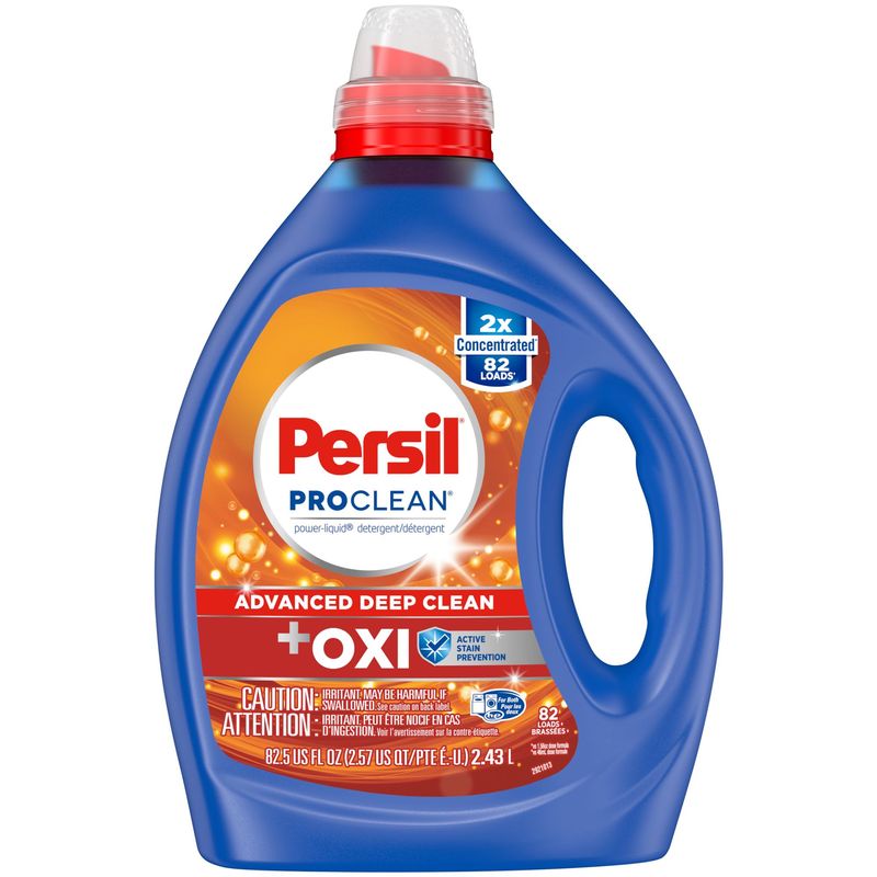 Persil Laundry Detergent Liquid, Advanced Clean, High Efficiency (HE ...