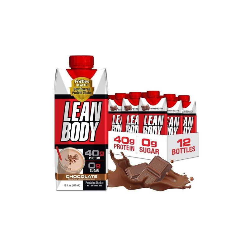 Lean Body Ready-to-Drink Chocolate Protein Shake, 40g Protein, Whey ...