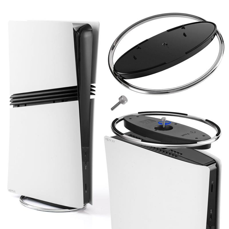 L'QECTED PS5/PS5 Slim/PS5 Pro Vertical Stand, Fall Prevention ...