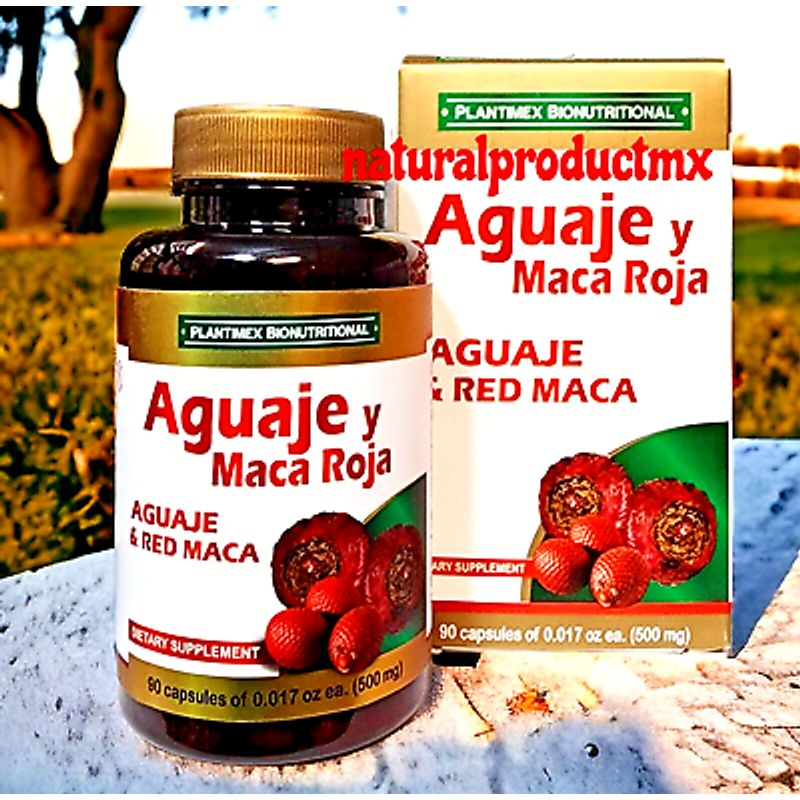 Aguaje and Red Maca Roja Extract Powder Curvy Booty Bigger Breast 90 ...