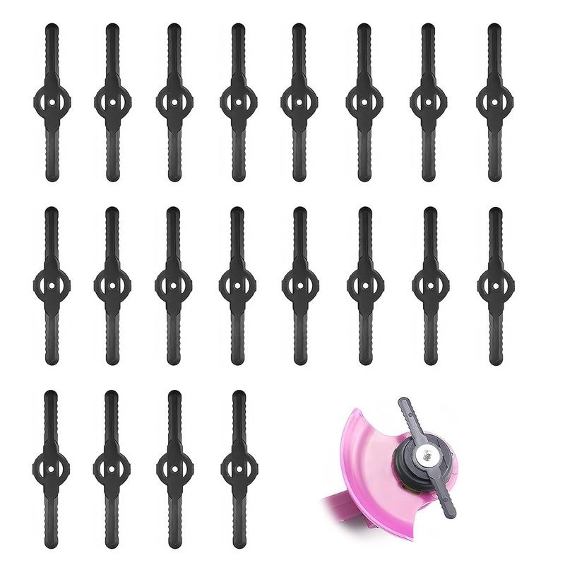 Electric Grass Mower Nylon Blade (20 Pieces) Grass Mower Blade ...