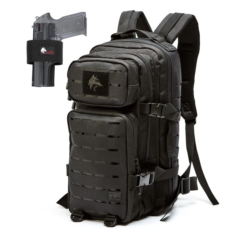 WOLF TACTICAL Molle Backpack Small Tactical Backpack Small Concealed ...