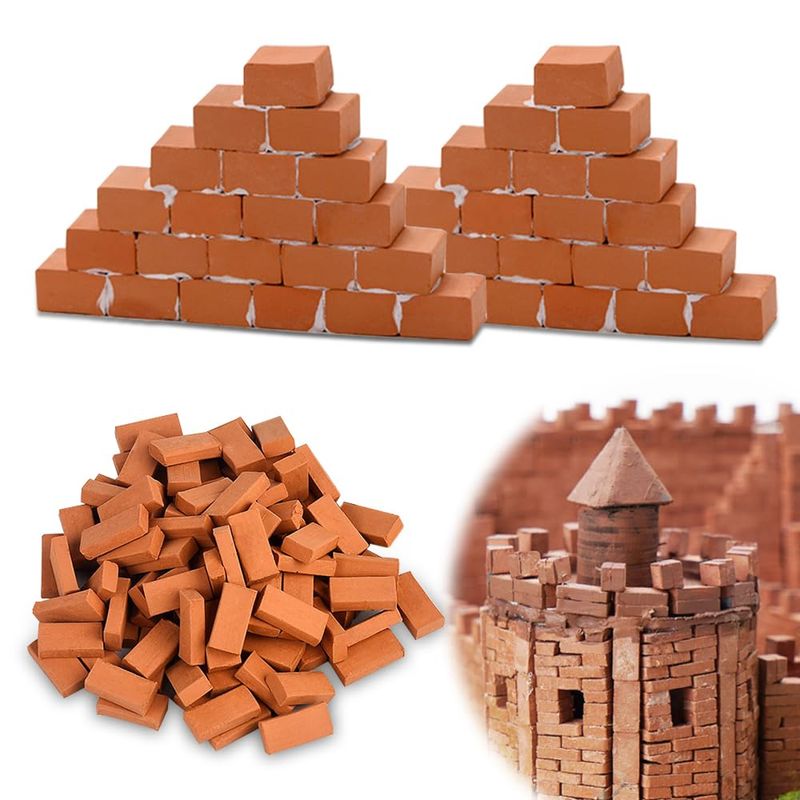 Miniature Brick 1/35 Concrete Blocks, Mixed Colors, Diorama, Model ...