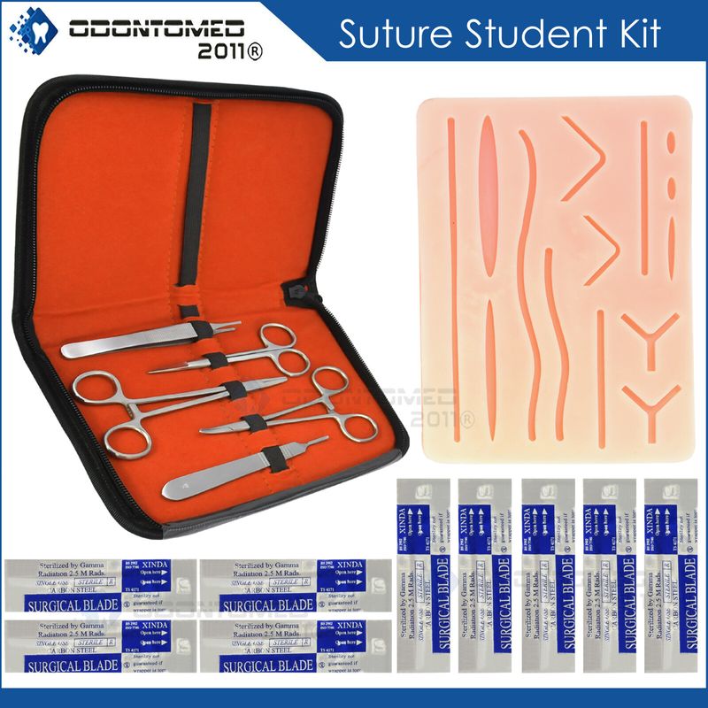 10 Kits Of 15 piece Practice Suture kit Medical and Veterinary Student ...