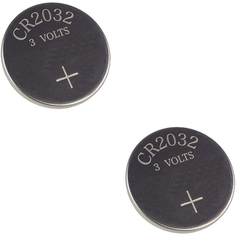 Harrista (2X) Sealed CR2032 Key Fob Cell Alarm Remote Car Batteries ...