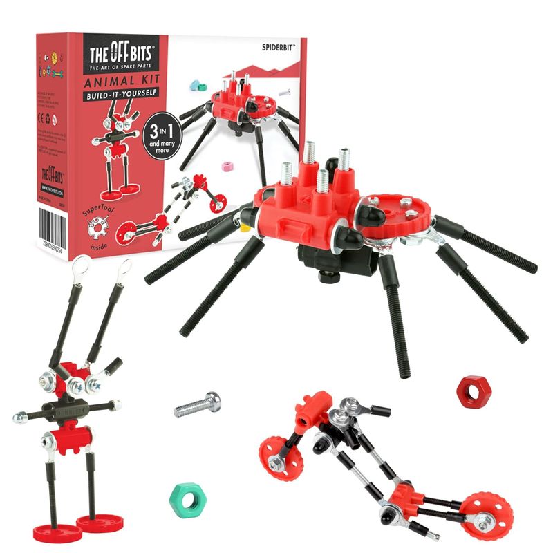 The Off Bits Stem Building Toys, Educational Build Your Own Spider ...