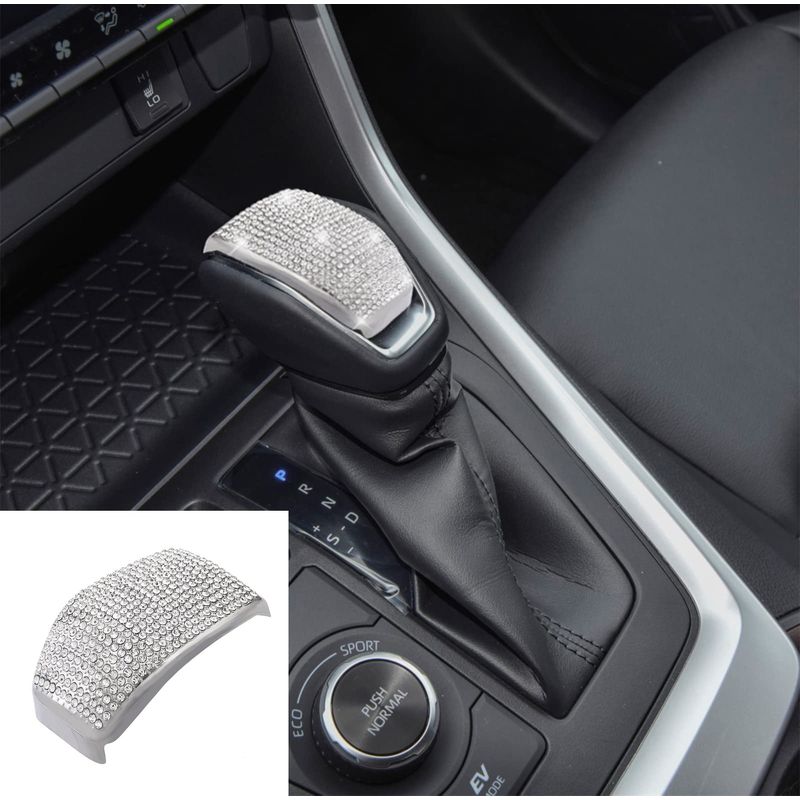 HHLOU Car Shifter Gear Lever Rhinestone Bling Decals Sticker Interior ...