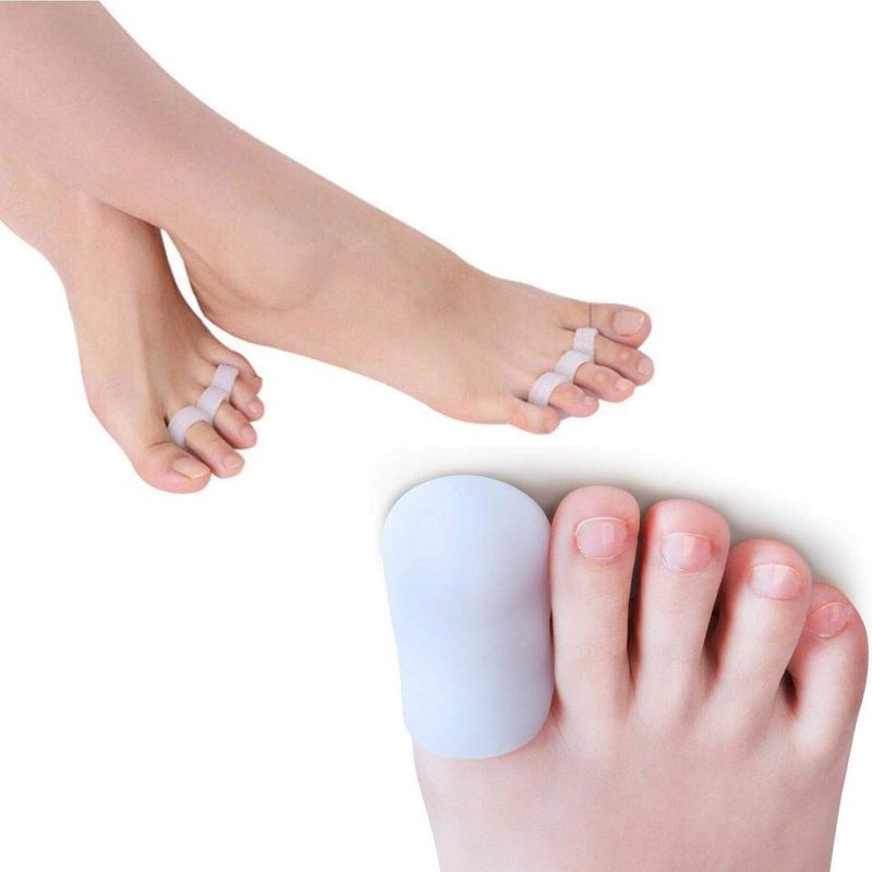 PEDIMEND™ Silicone Gel Hammer Toe Straightener (1PAIR) + Big Toe Cap ...