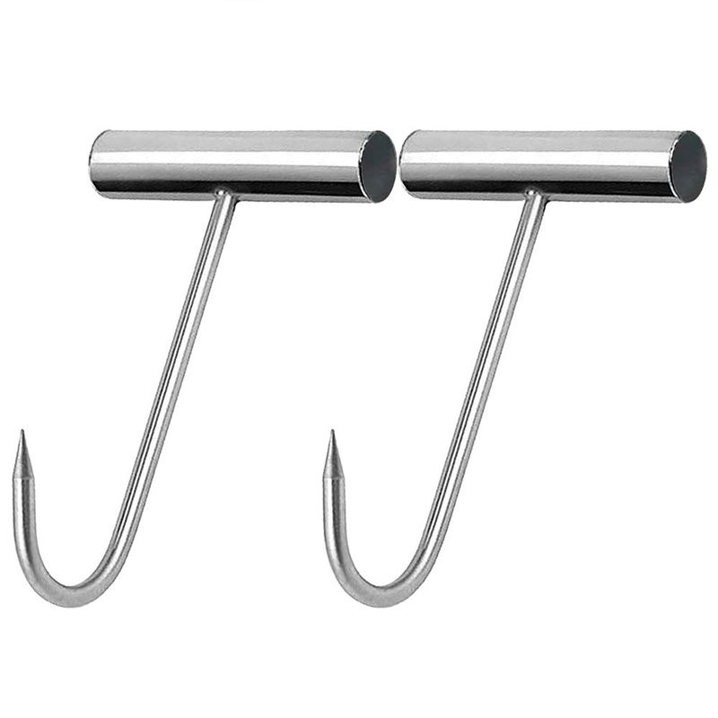Grizef Stainless Steel 8 inch Hooks T-Handle Meat Boning Hook for ...