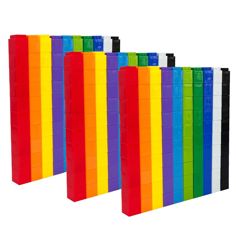 Math Manipulatives Number Blocks Toys For Kids 300 Cubes, Educational ...