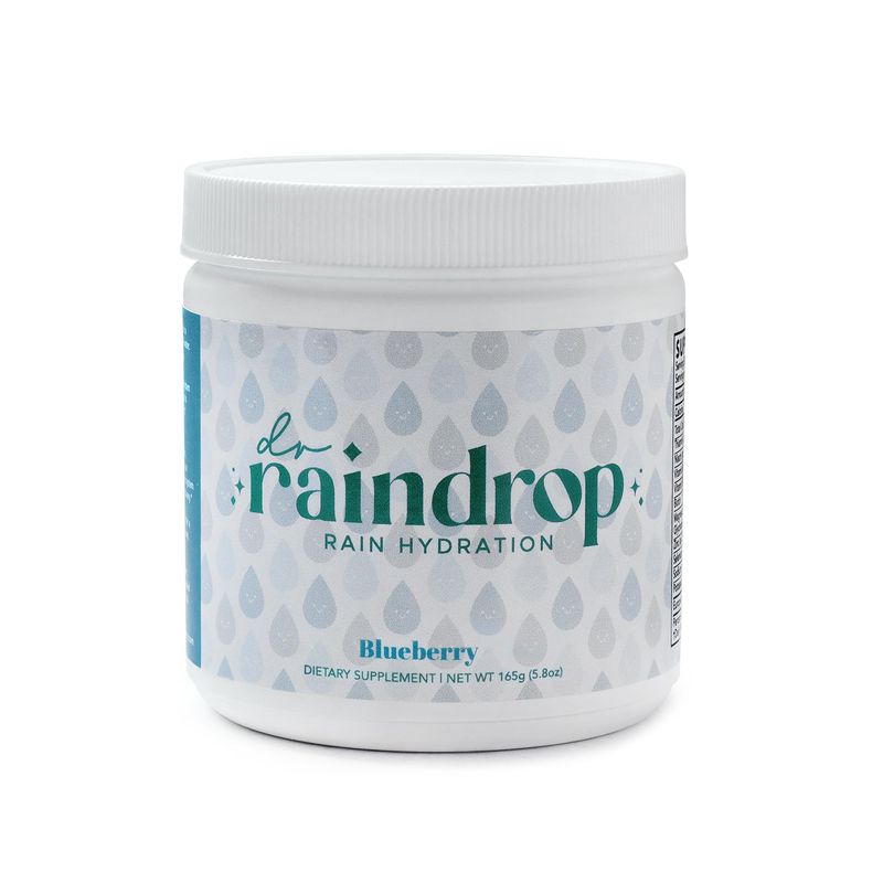 Dr Raindrop Blueberry Electrolyte Powder +Immune Support | No Added Sugar | Hydration Support ...