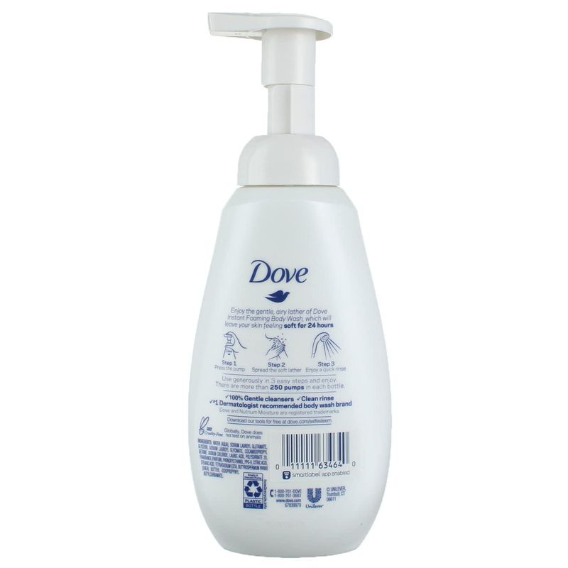 Dove Shower Foam - Foaming Body Wash - Shea Butter With Warm Vanilla ...