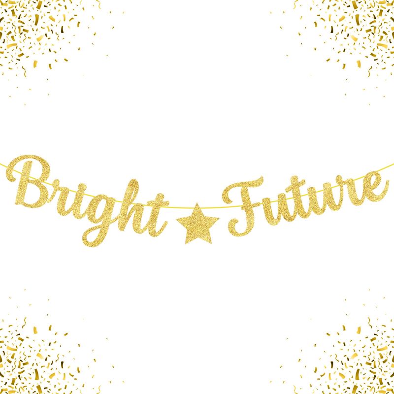 KatchOn, Glitter Bright Future Banner - 10 Feet, No DIY, Pre Strung ...