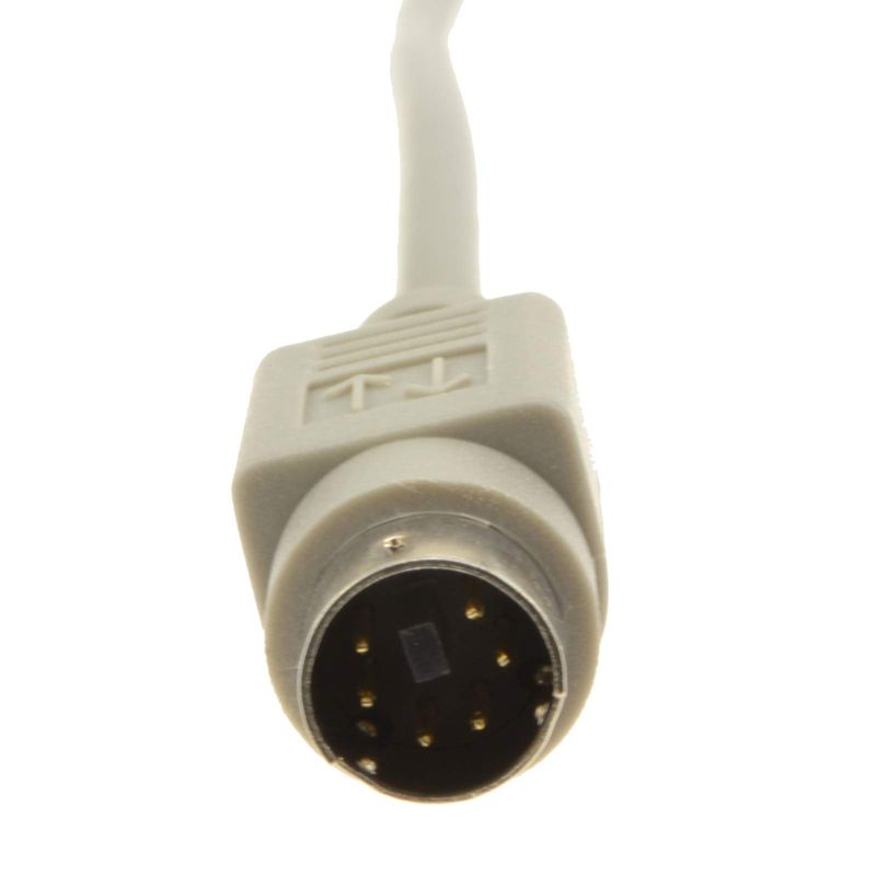 kenable PS2 Switchbox Cable 6 pin Mini Din Male Plug to Plug 2m [2 ...