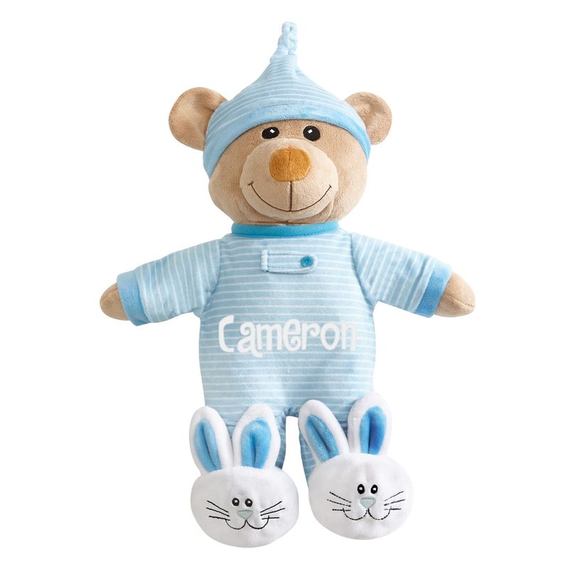 Let's Make Memories Personalized Pajama Bear - Stuffed Animal - Teddy ...