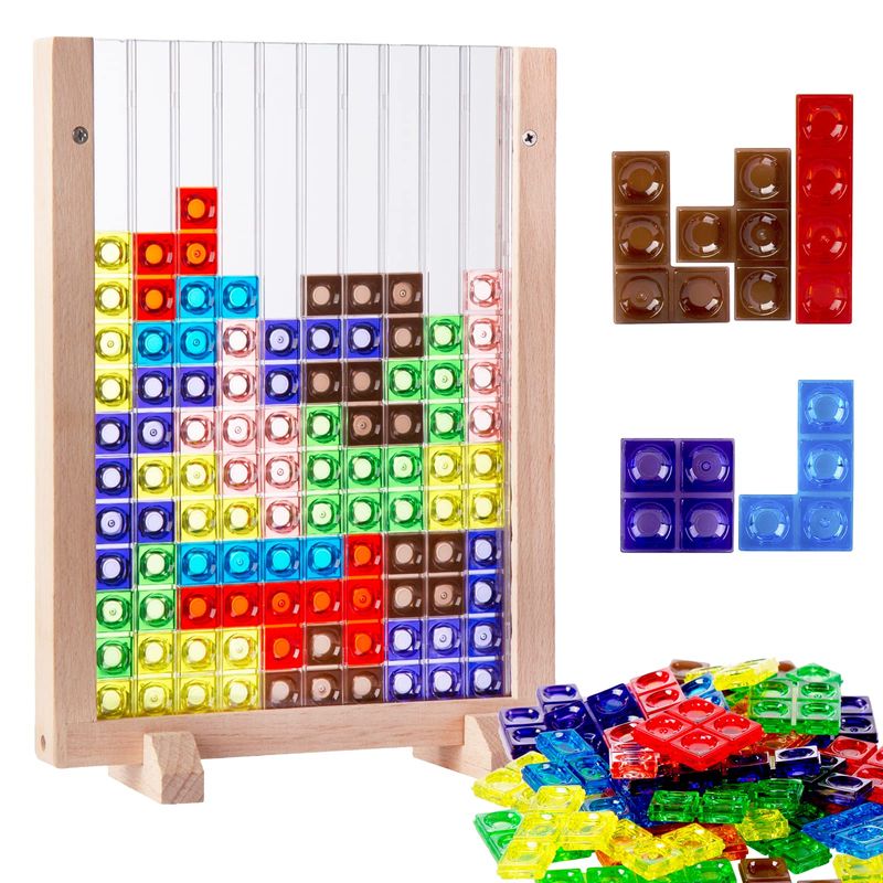 Russian Blocks Puzzle,3D Transparent Brain Teaser Toys, 3D Puzzles ...