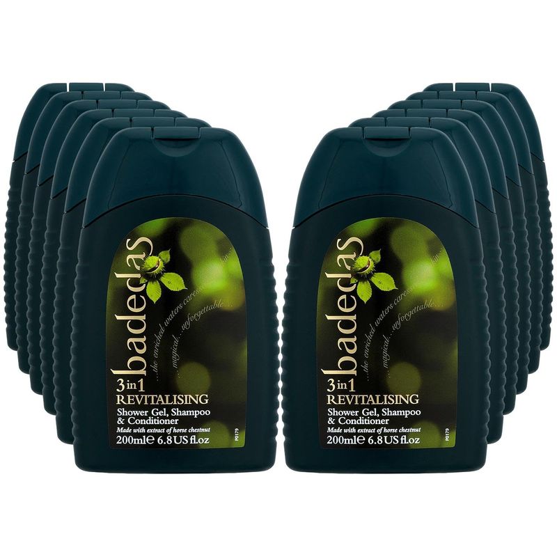 Badedas 3-in-1 Revitalizing Shower Gel Shampoo and Conditioner having a ...